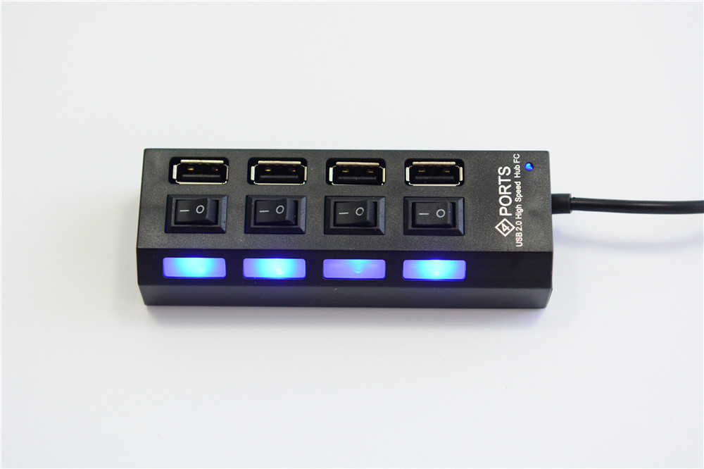 USB 2.0 HUB 4 PORT S LED INDIKATOROM - DiviCo