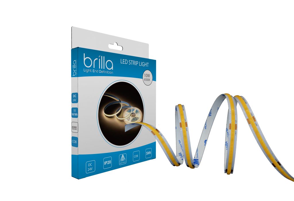 LED COB Strip light 10W, 24V input, 6500K - DiviCo