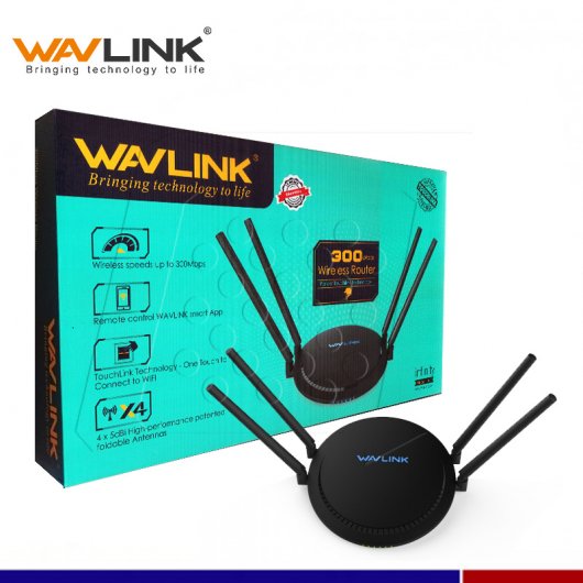 Smart Wireless router -TouchLink 300Mbps/Wavlink - DiviCo